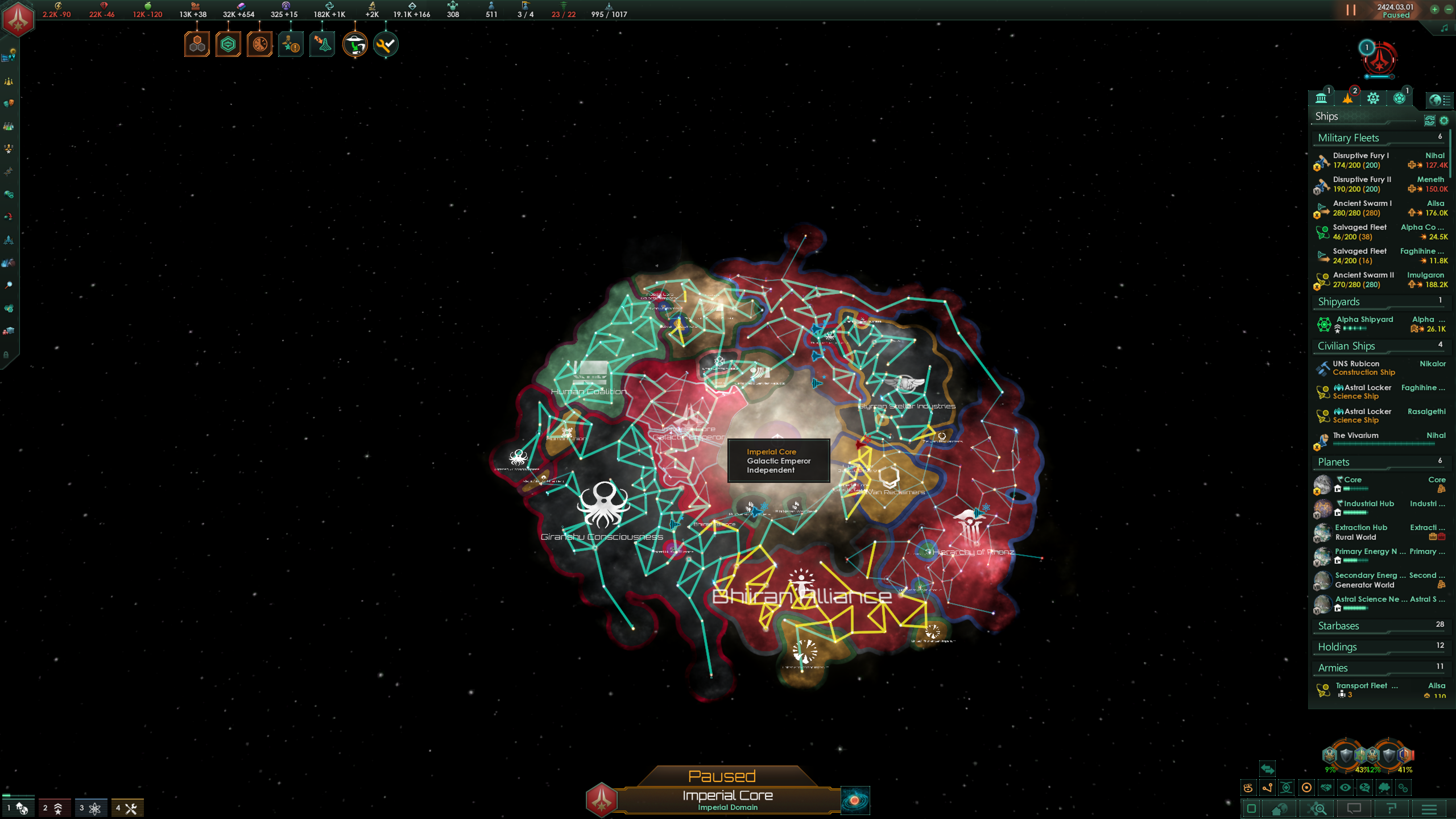 Make all shades of red inaccessible to empires that are not the ...