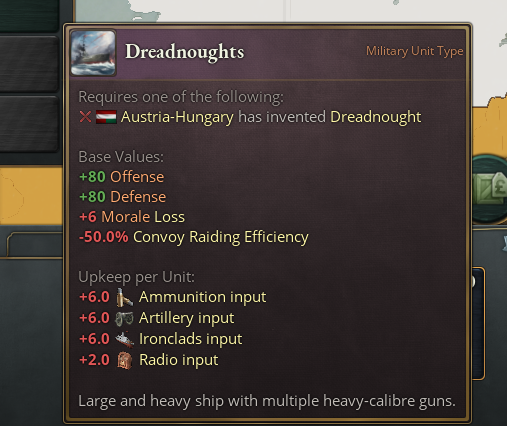 Most efficient use of radios and ratios: subs or dreadnoughts ...