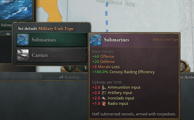 Most efficient use of radios and ratios: subs or dreadnoughts ...