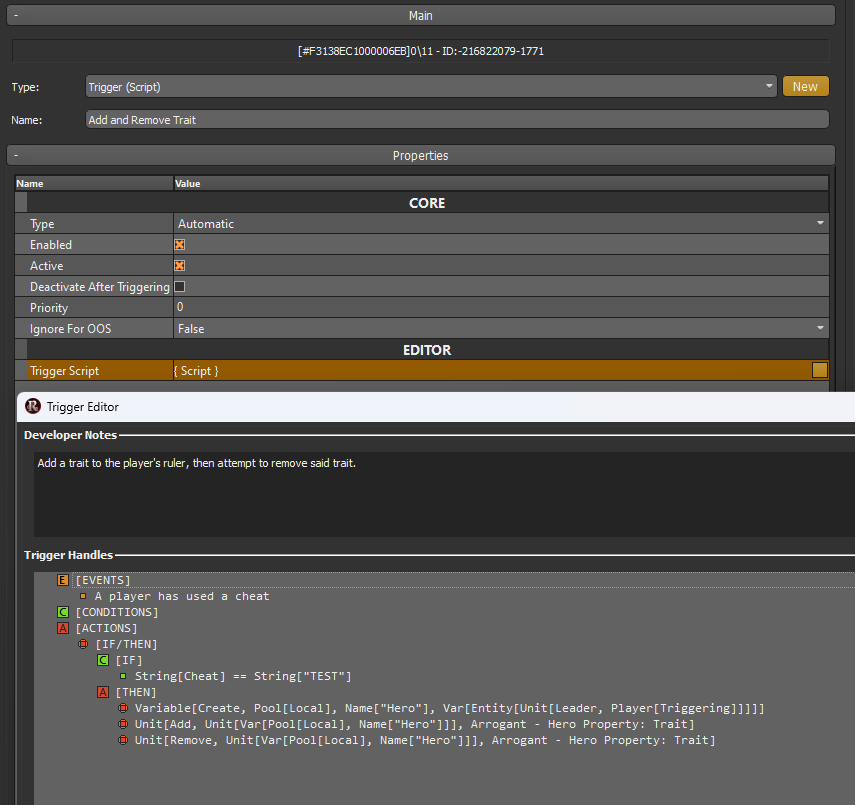 Modding tools bug, Unit - RemoveTrait doesn't work | Paradox Interactive Forums