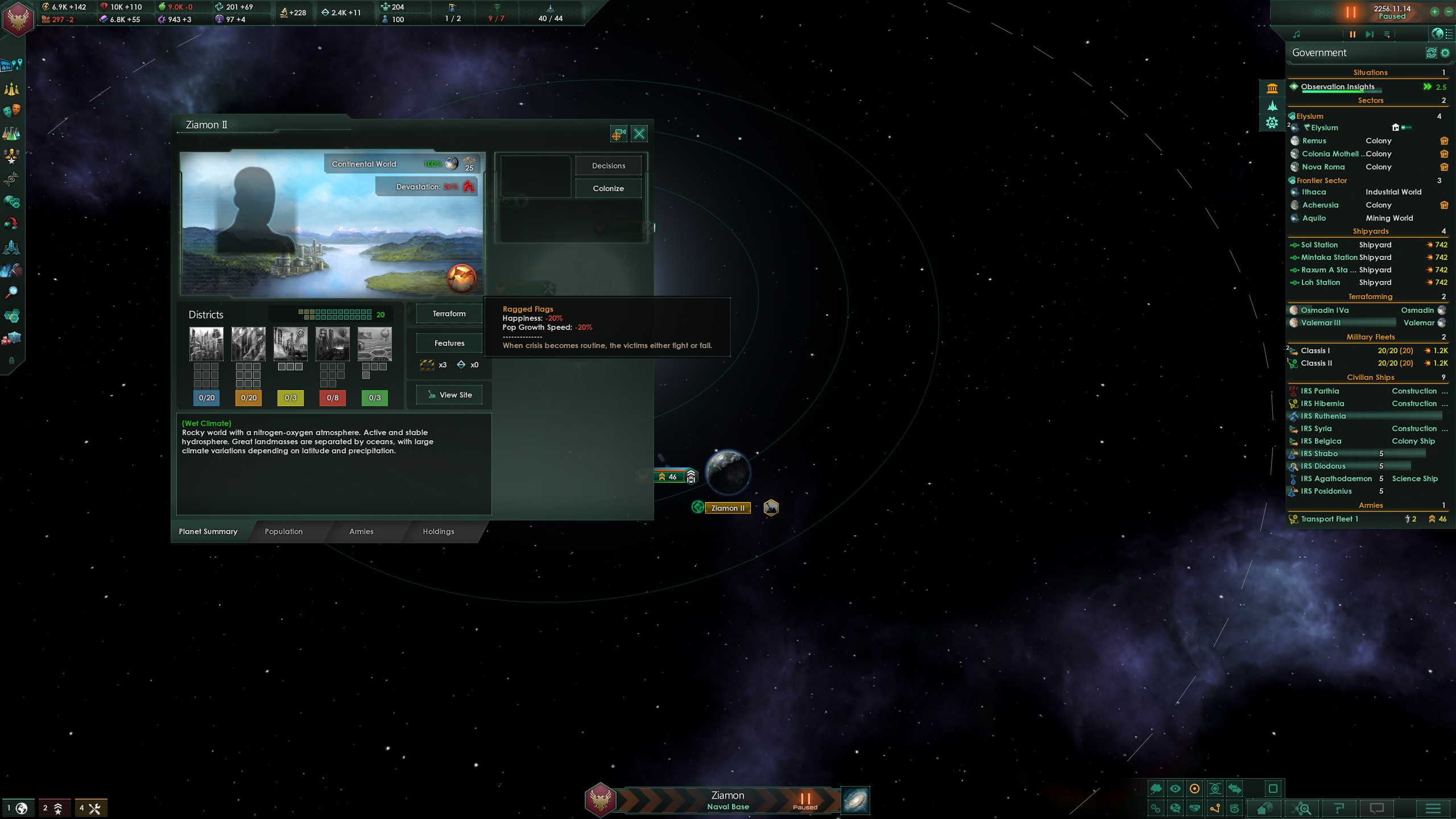 Stellaris - Ragged Flags Modifier is not removed from planet when pre ftl inhabitants die [3.10. ...