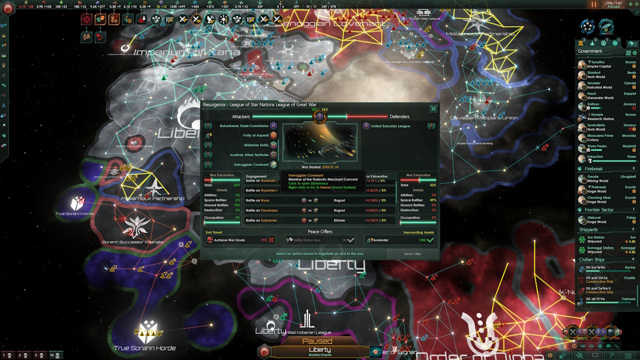 The Payback War Goal can lead to mass chaos | Paradox Interactive Forums