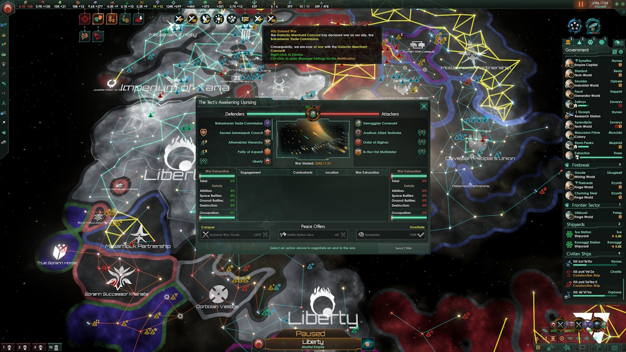 The Payback War Goal can lead to mass chaos | Paradox Interactive Forums