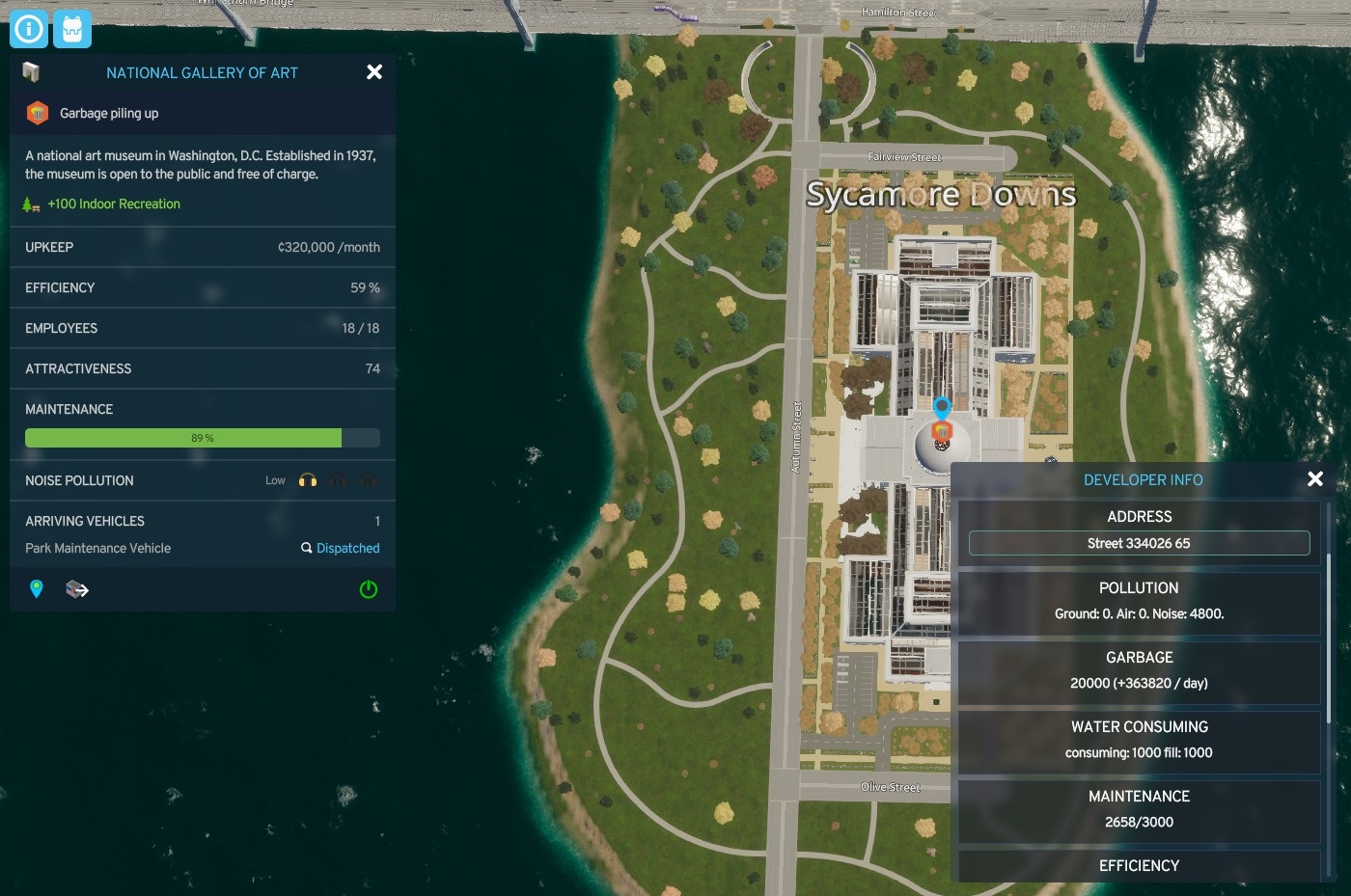 Too fast garbage accumulation on landmarks | Paradox Interactive Forums