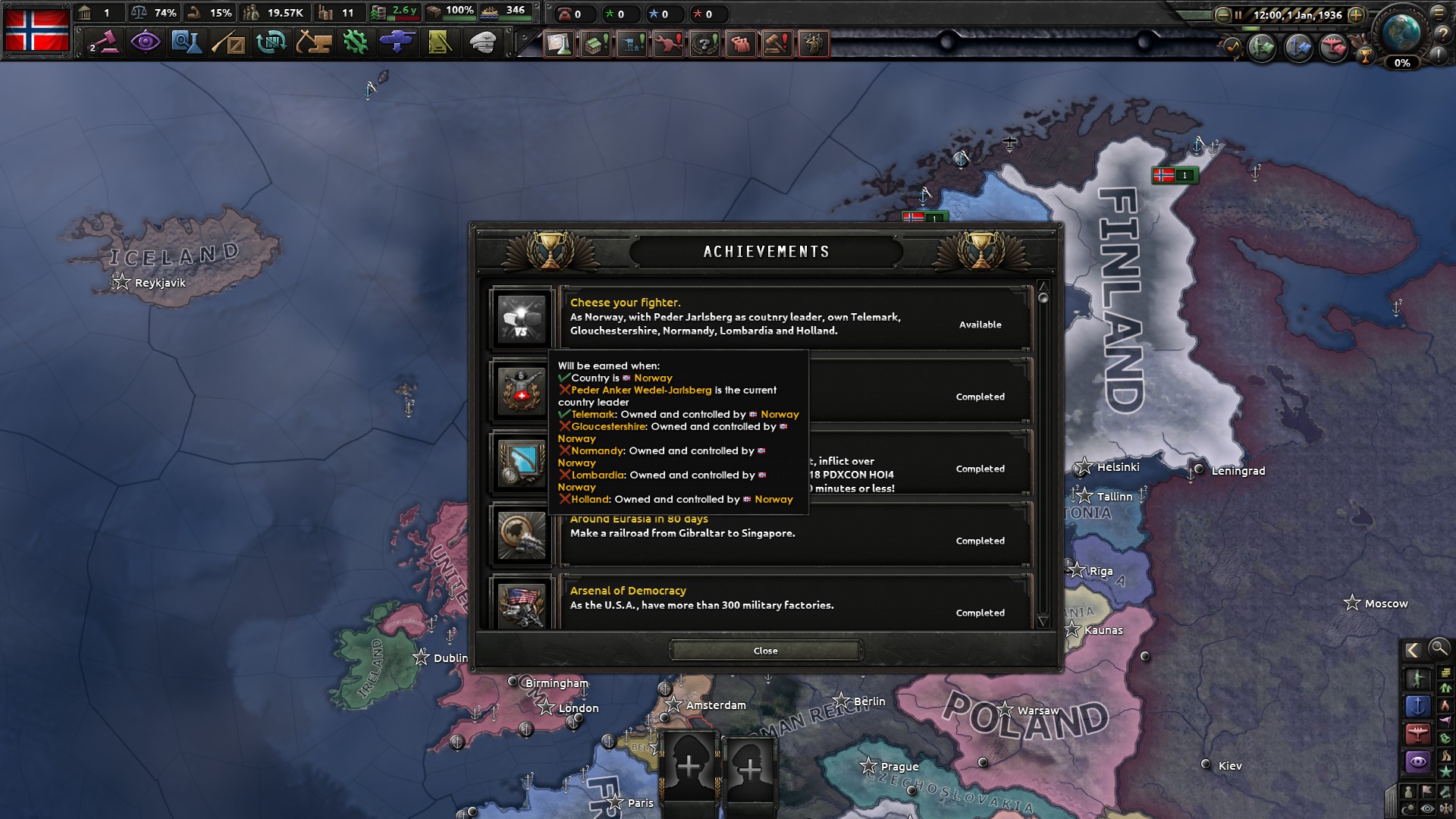 Spelling mistake in the achievment "Cheese your fighter" | Paradox Interactive Forums