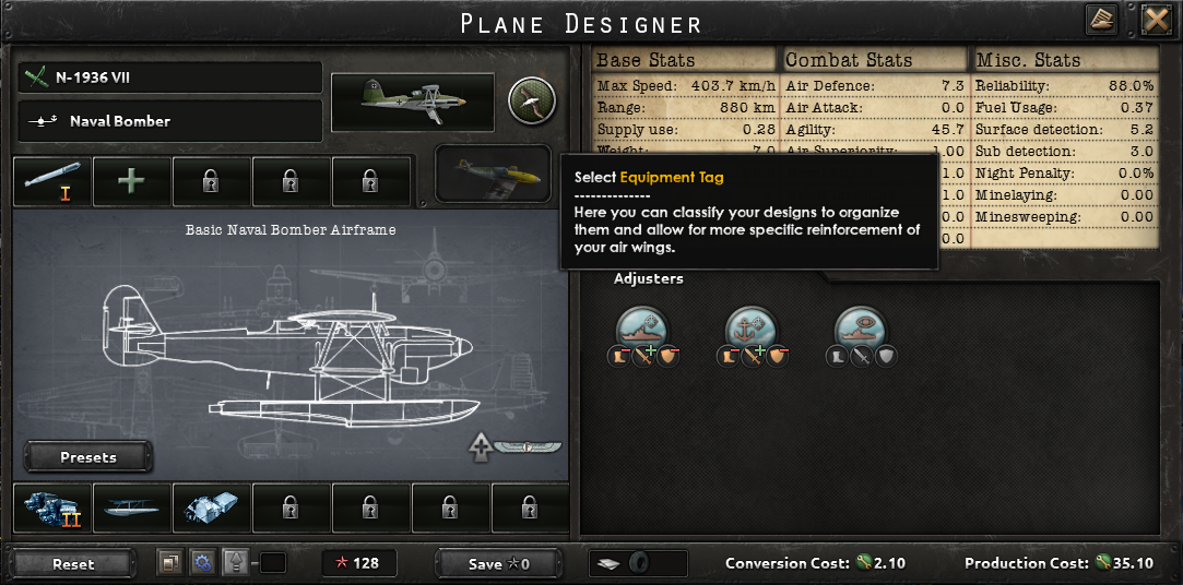 Airplane Equipment Conversion Question | Paradox Interactive Forums