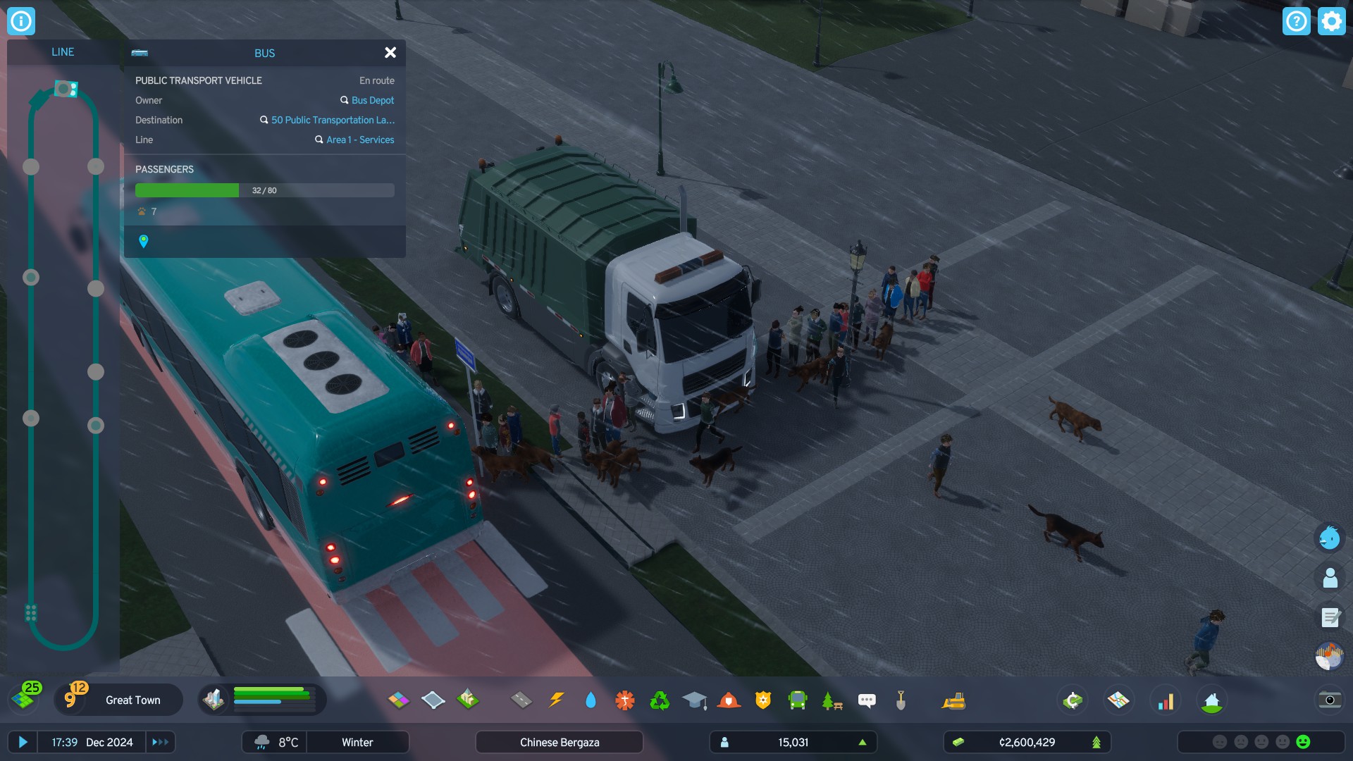 Queues at bus stop ignored | Paradox Interactive Forums