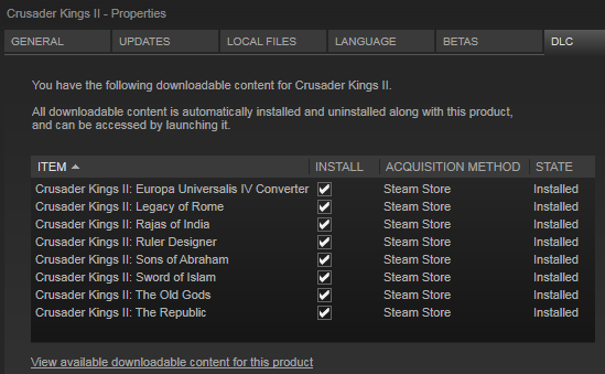 DLC has disappeared | Paradox Interactive Forums