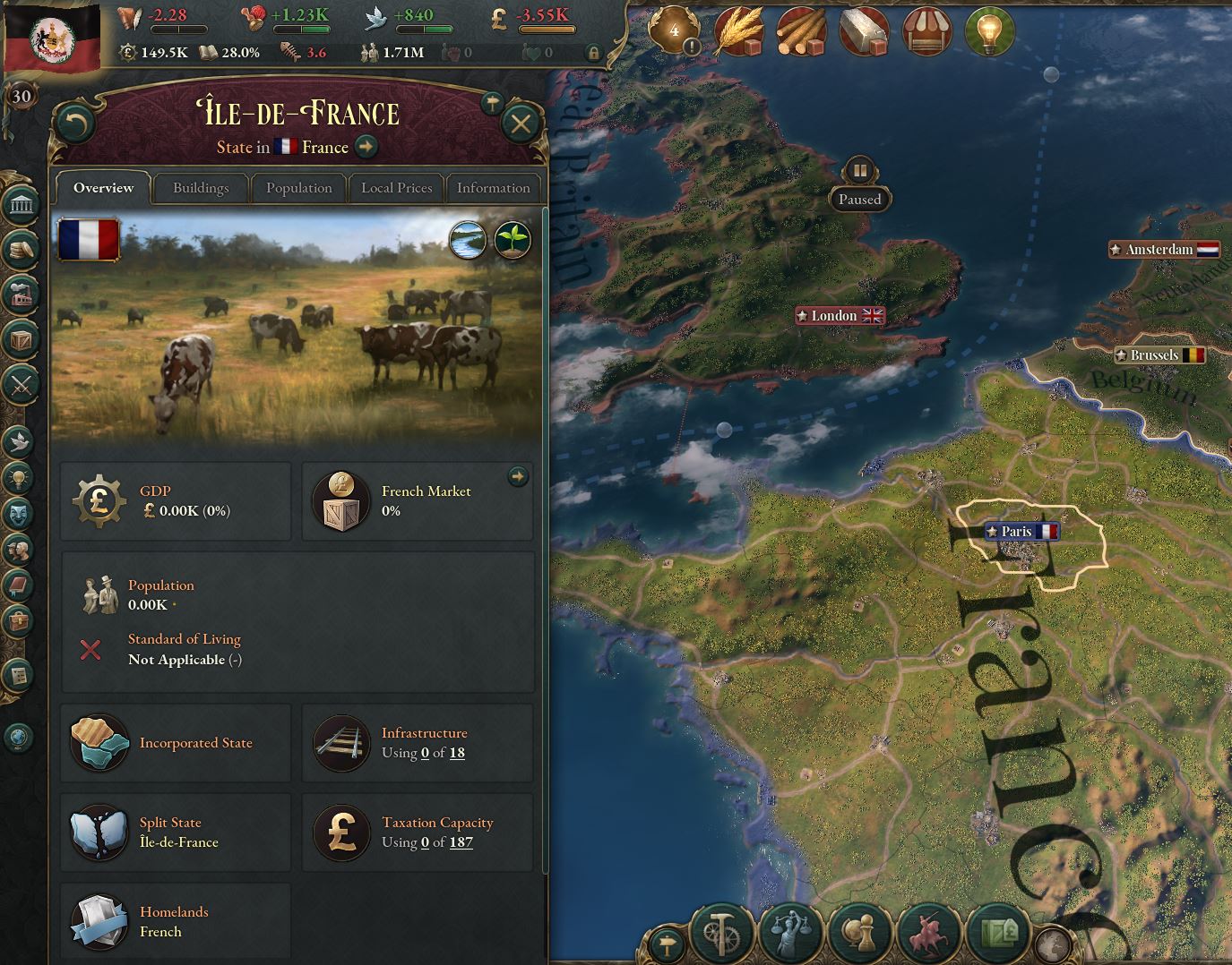 No population or GDP is shown at province tab. | Paradox Interactive Forums