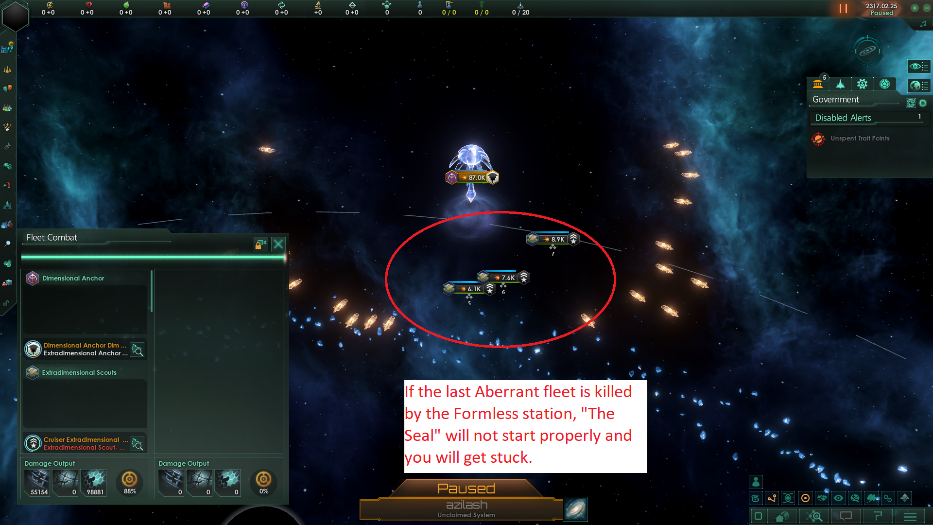 Stellaris - 3.11.1 [0a36] : The Formless situation, "The Seal" does not ...