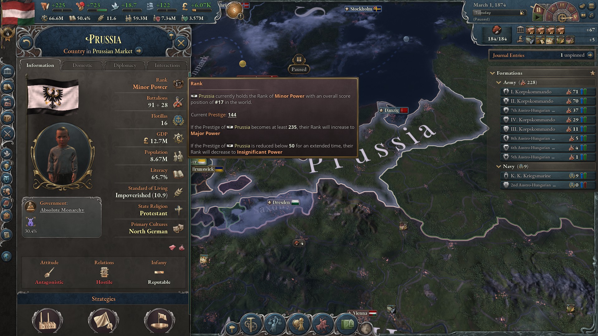 Why isn't Prussia part of my Unification Play? | Paradox Interactive Forums