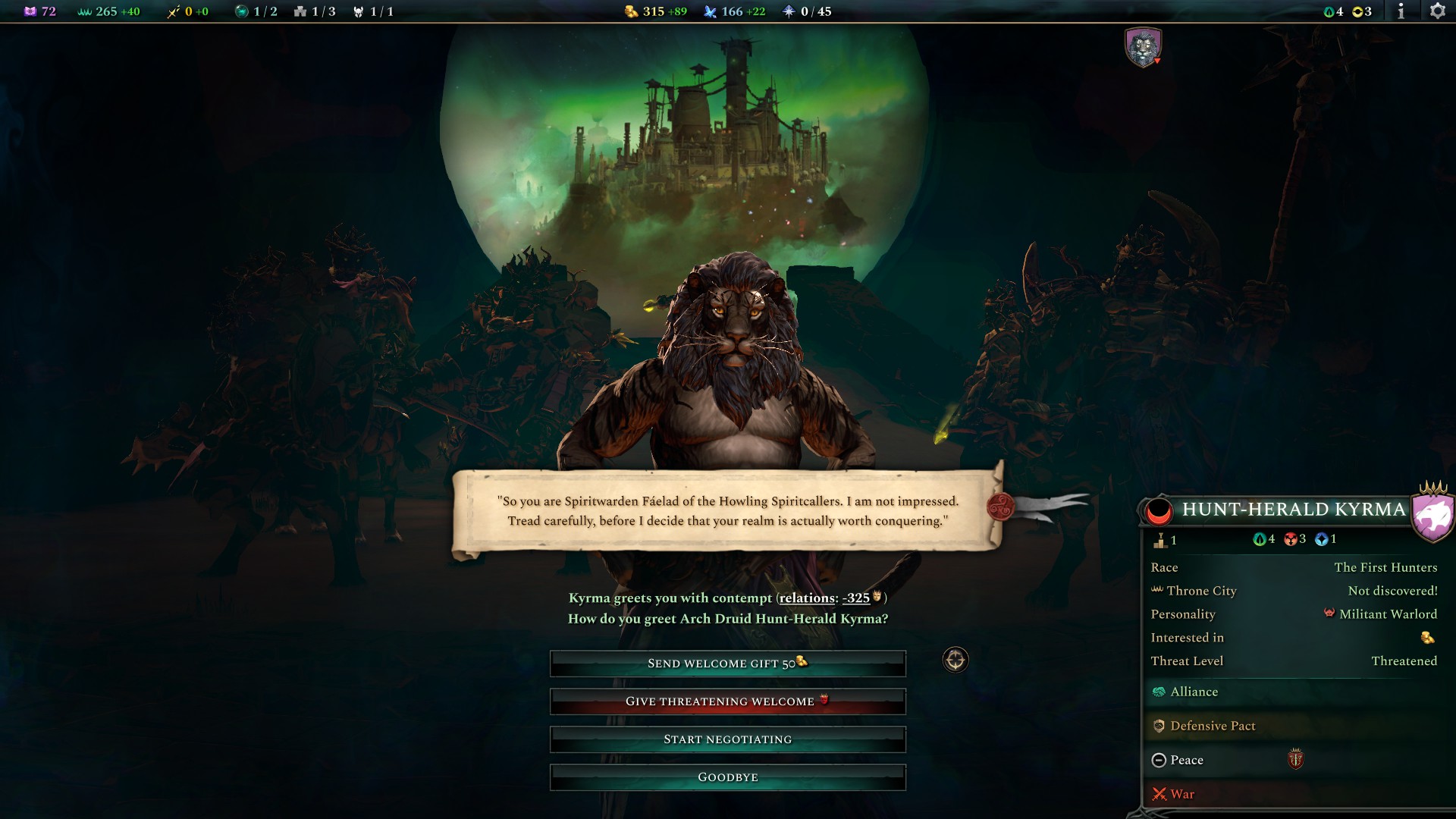 Confirmed - Scenario: Druid Alliance rulers missing transformations | Paradox Interactive Forums