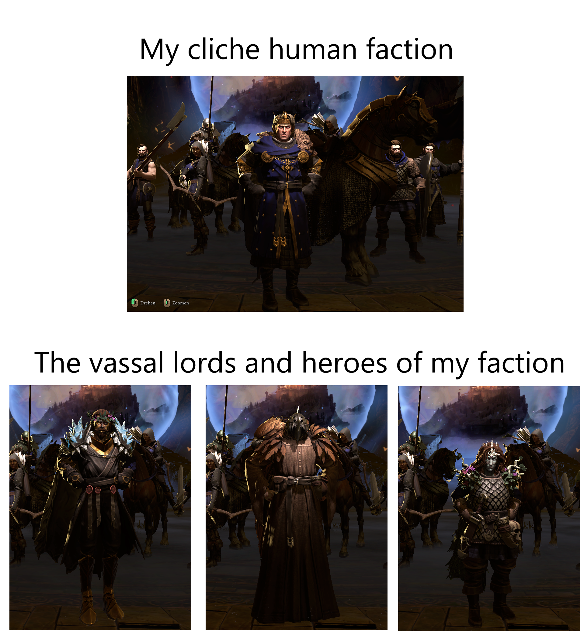 The untouchable randomness of neutral characters, races and factions ...