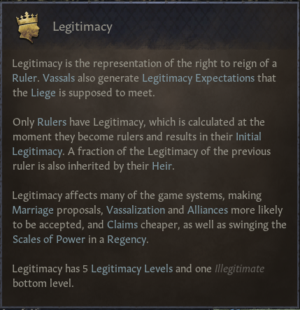 There Needs to be a History of a Character's Legitimacy Changes and the ...