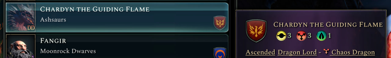 Duplicate - Ascended chaos dragon lord type changing to order dragon ...