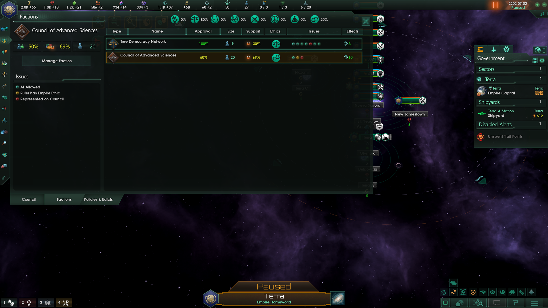 Noticing some weird stuff with faction support (which pops are in which factions) | Paradox ...