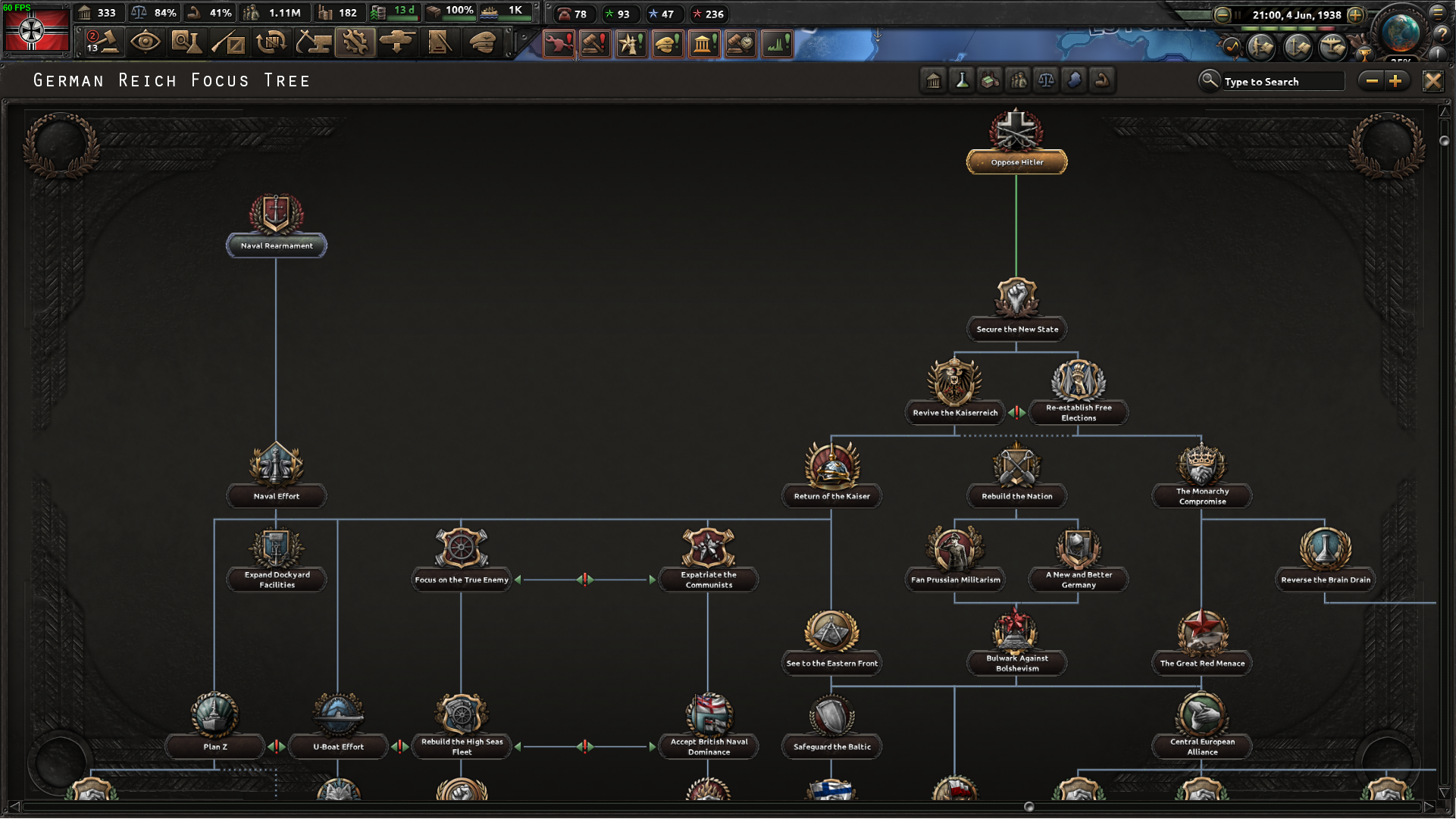 German Focus Tree - Oppose Hitler Broken? | Paradox Interactive Forums