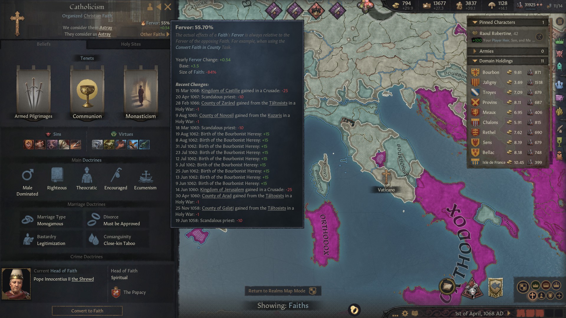 Anyone experience Crusade-mania after converting? | Paradox Interactive ...