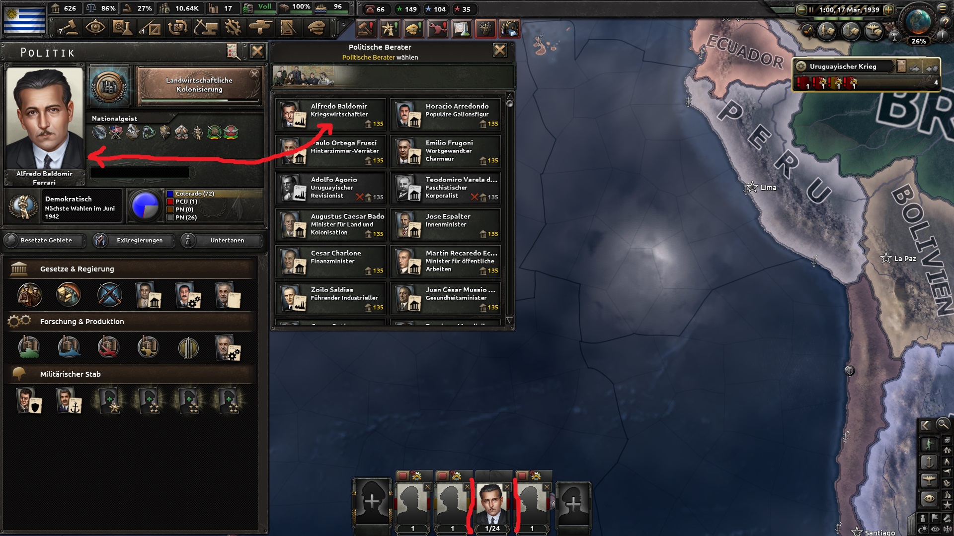 Not a Bug - Uruguays Alfredo Baldomir can act as head of state and ...