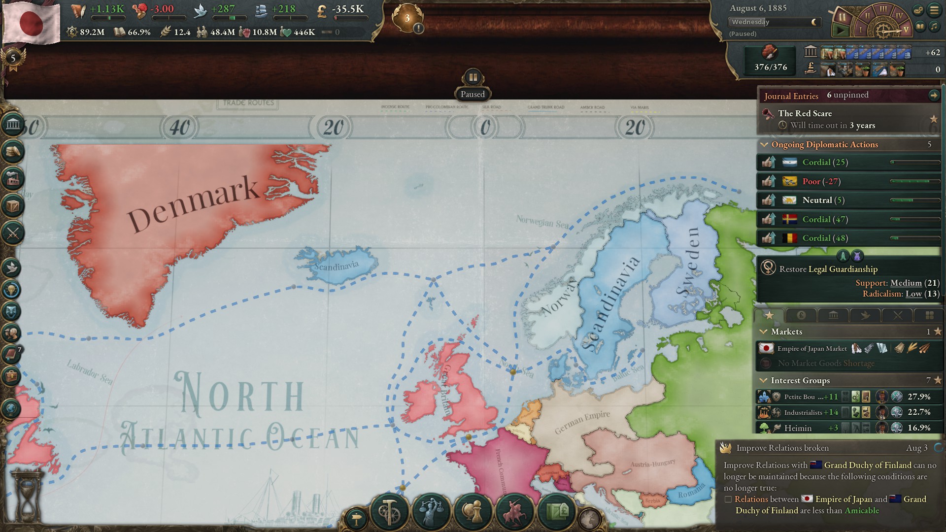 Scandinavian Unification misfired badly this game; see attached screenshots. | Paradox ...