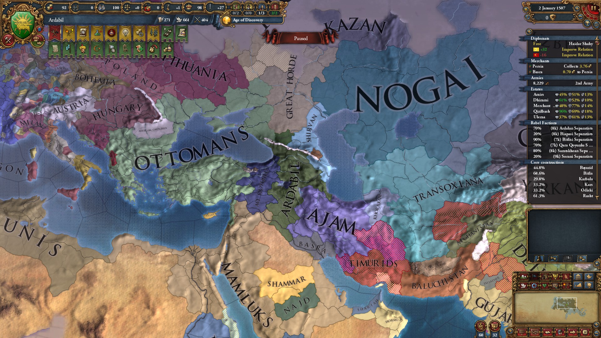 Suggestions for Ardabil | Paradox Interactive Forums
