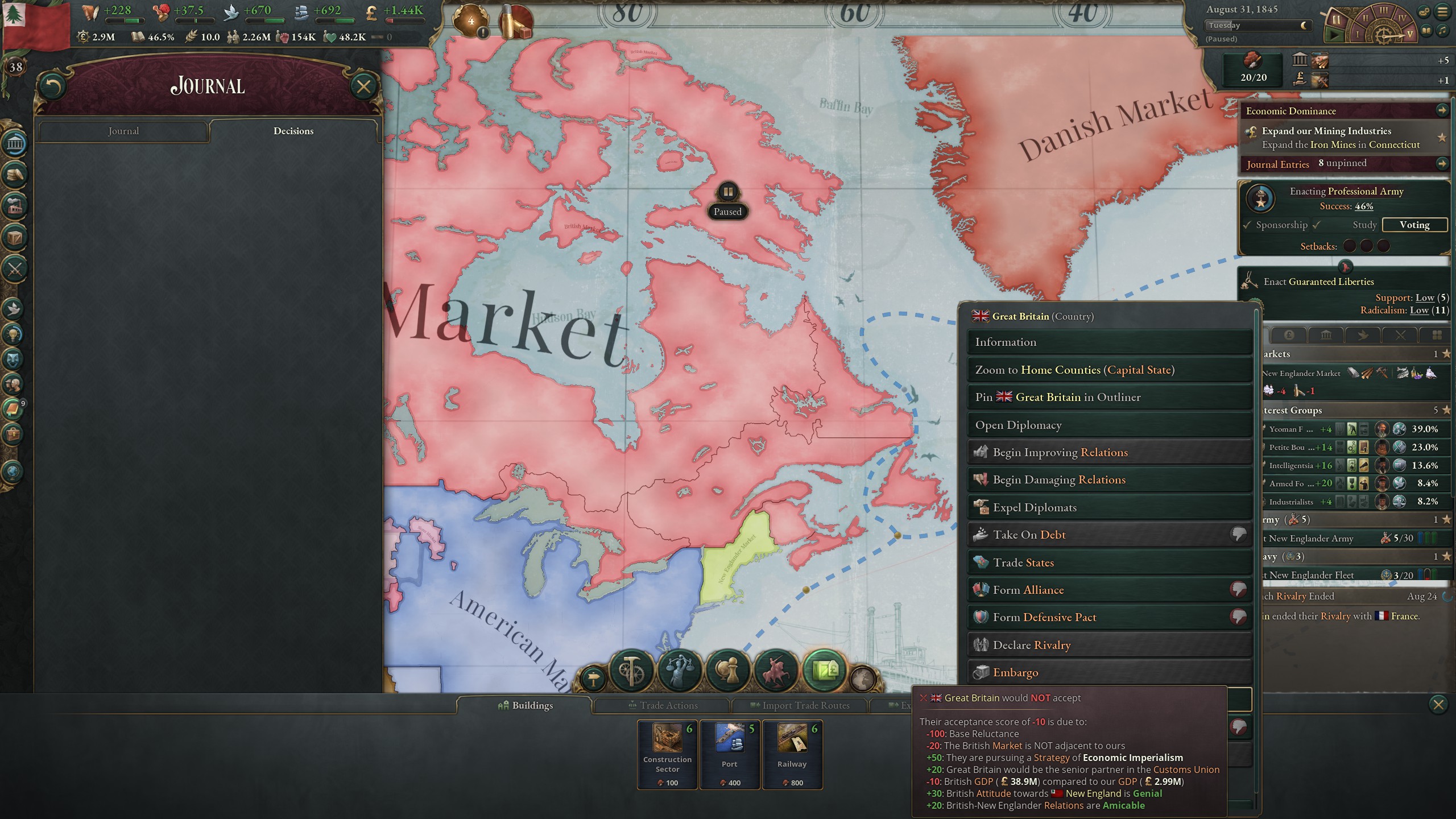 Market Adjacency calculation for joining Customs Union wrong | Paradox Interactive Forums