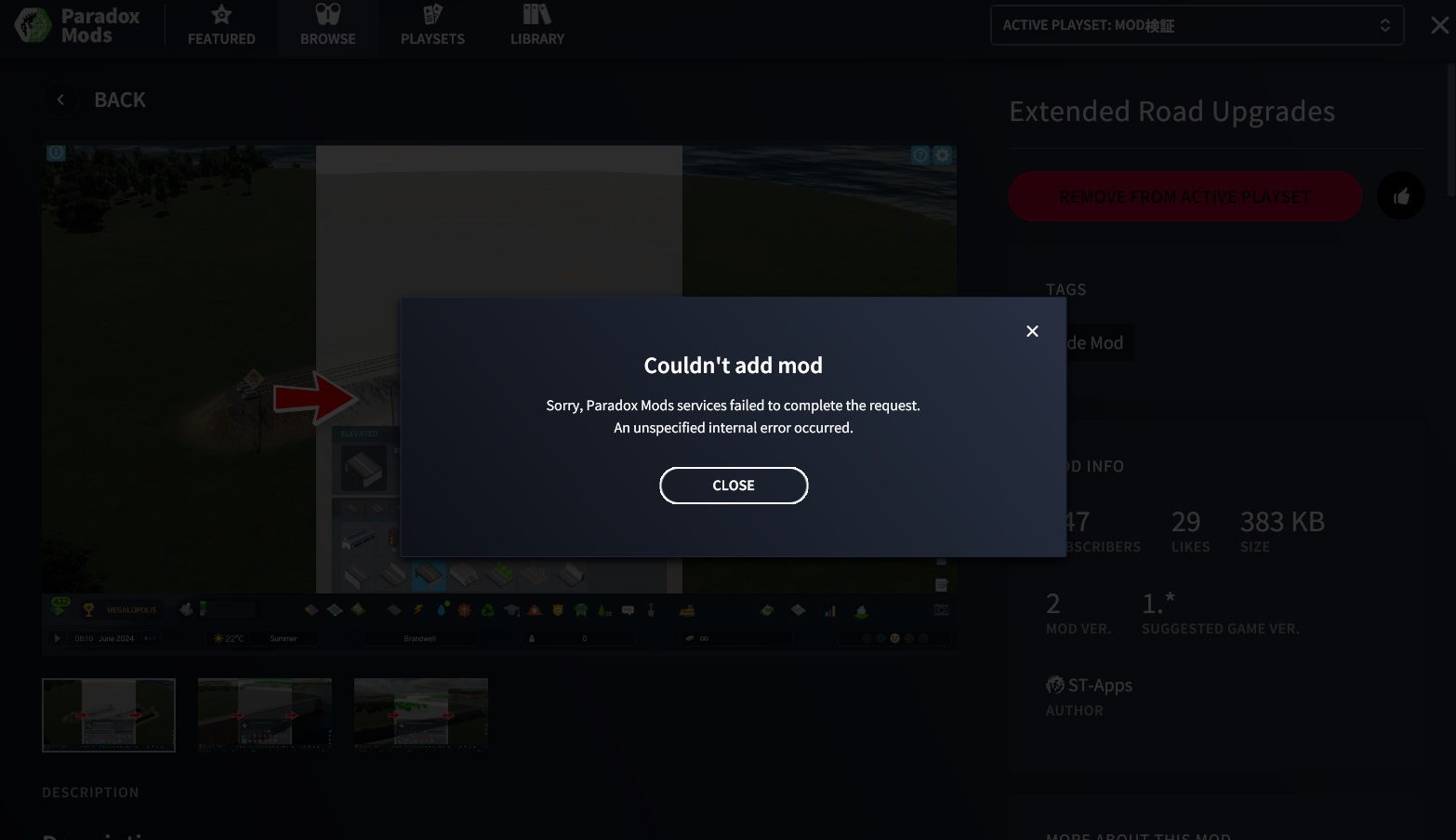 Extended Road Upgrades | Paradox Interactive Forums