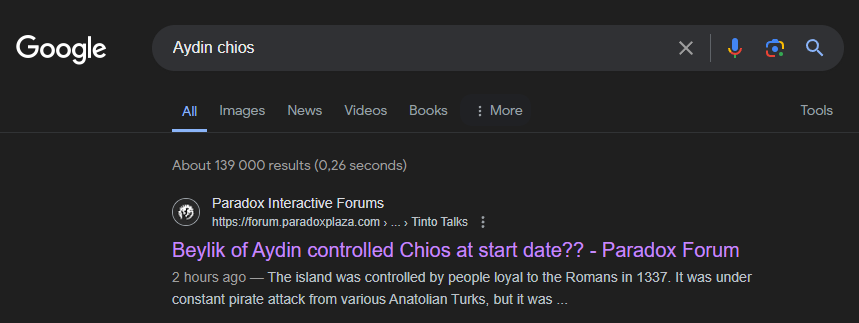 Beylik of Aydin controlled Chios at start date?? | Page 2 | Paradox ...