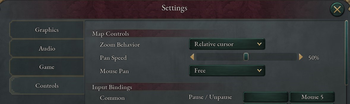 Keybinding for Pause function partially resets each game launch ...