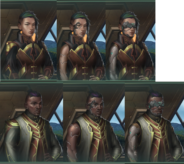 NEW CYBERNETIC AND SYNTHETIC REACTIVE PORTRAITS | Paradox Interactive ...