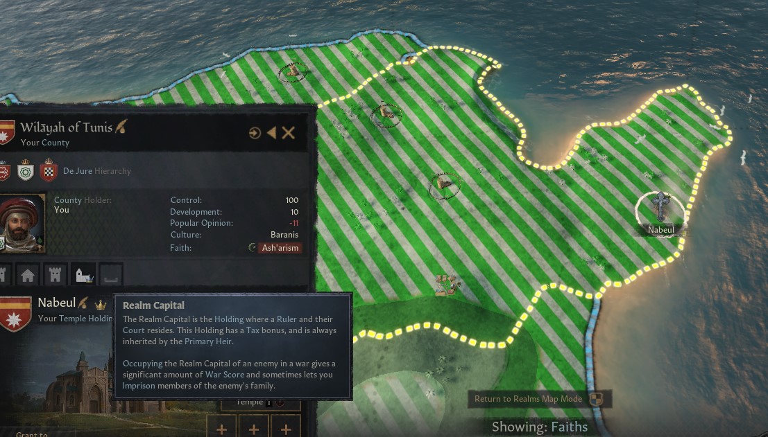 If a tribal ruler has lay clergy, will it be possible to turn a tribal holding into temple ...