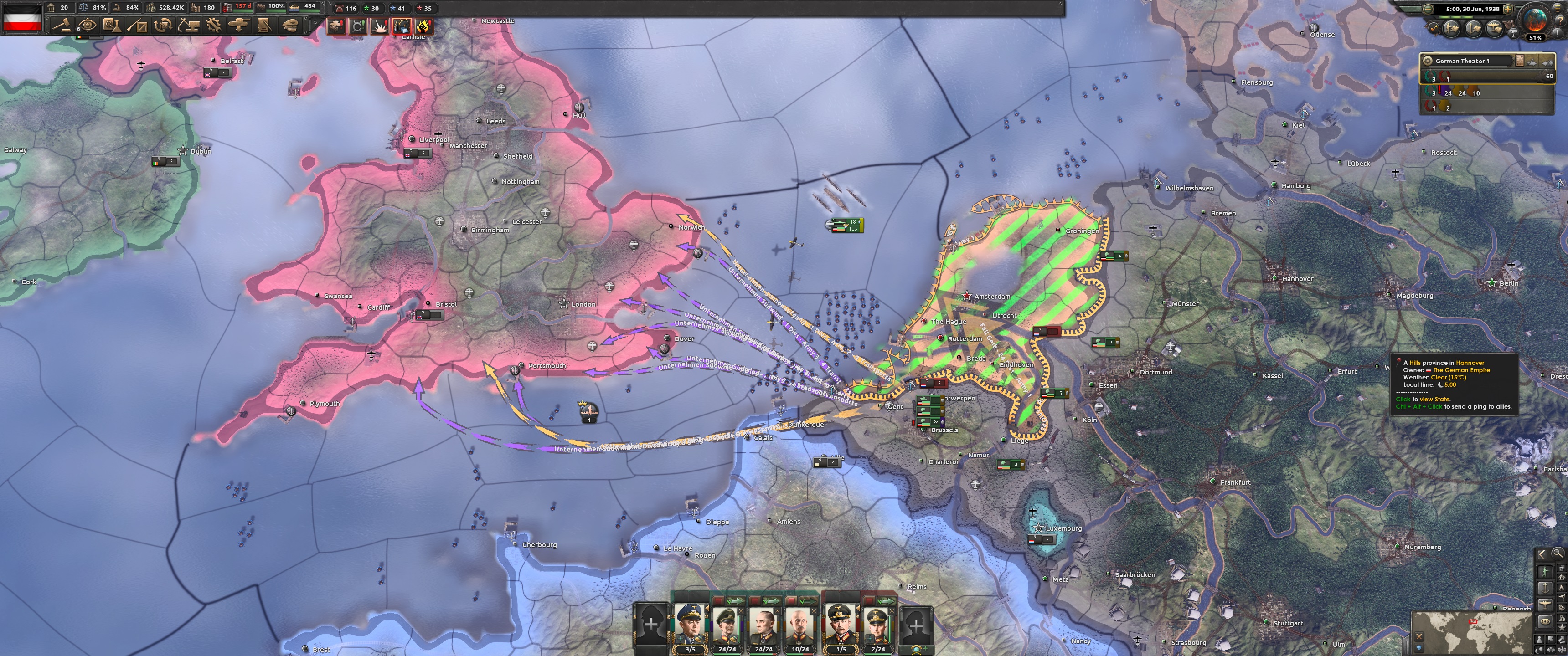 As Designed - If a nation you declare war on, has its own civil war, because of that declaration ...