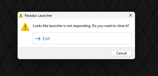 Fixed - Launcher fails to load on GFN | Paradox Interactive Forums