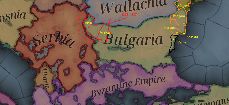 The situation in the Bulgarian Tsardom in 1337. | Paradox Interactive ...