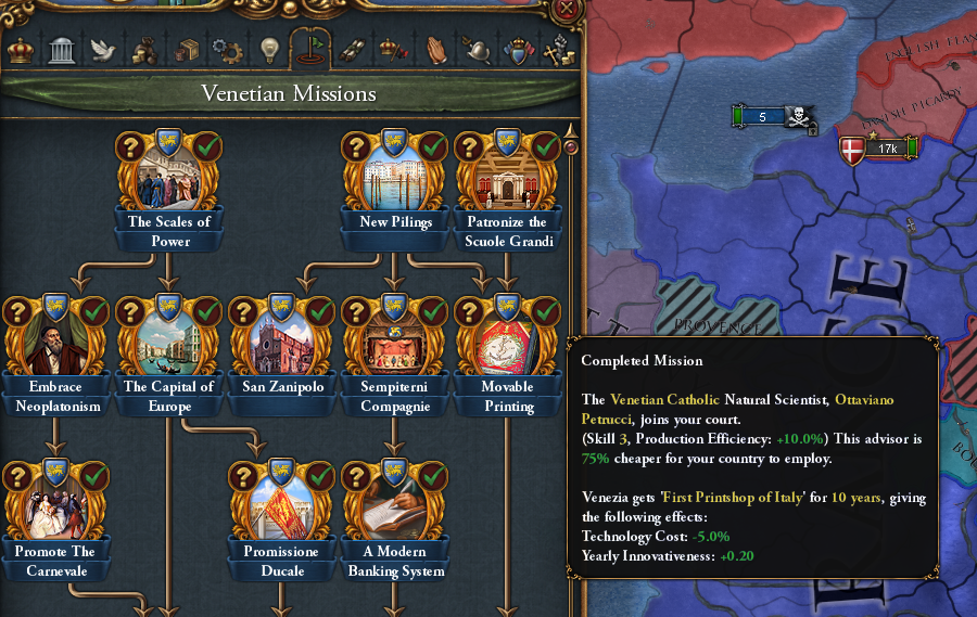 Mission reward advisors should also have the temporary modifier as an option | Paradox ...