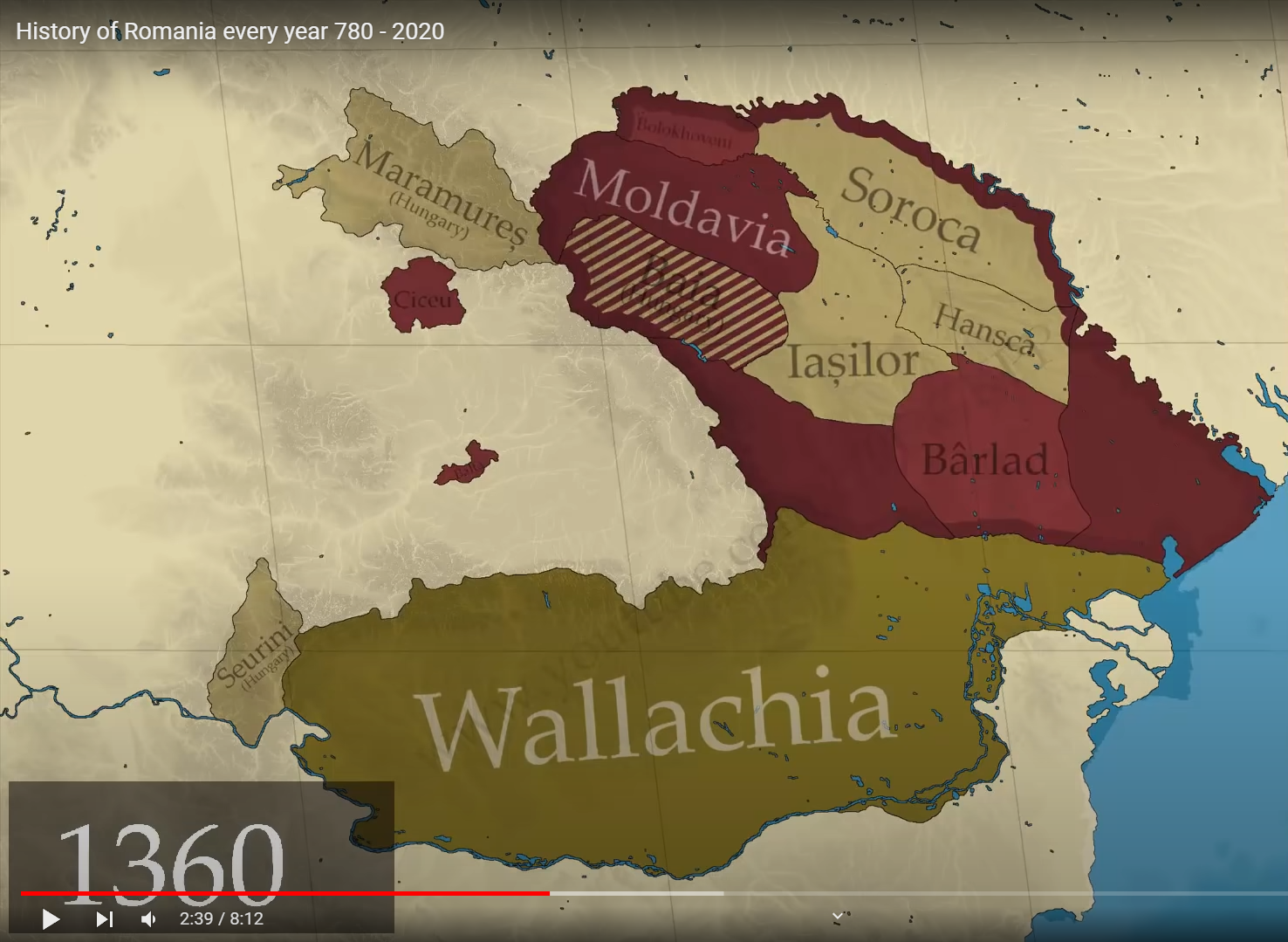 EU5 - History of Wallachia and Moldavia Every Year (MAP) | Paradox ...