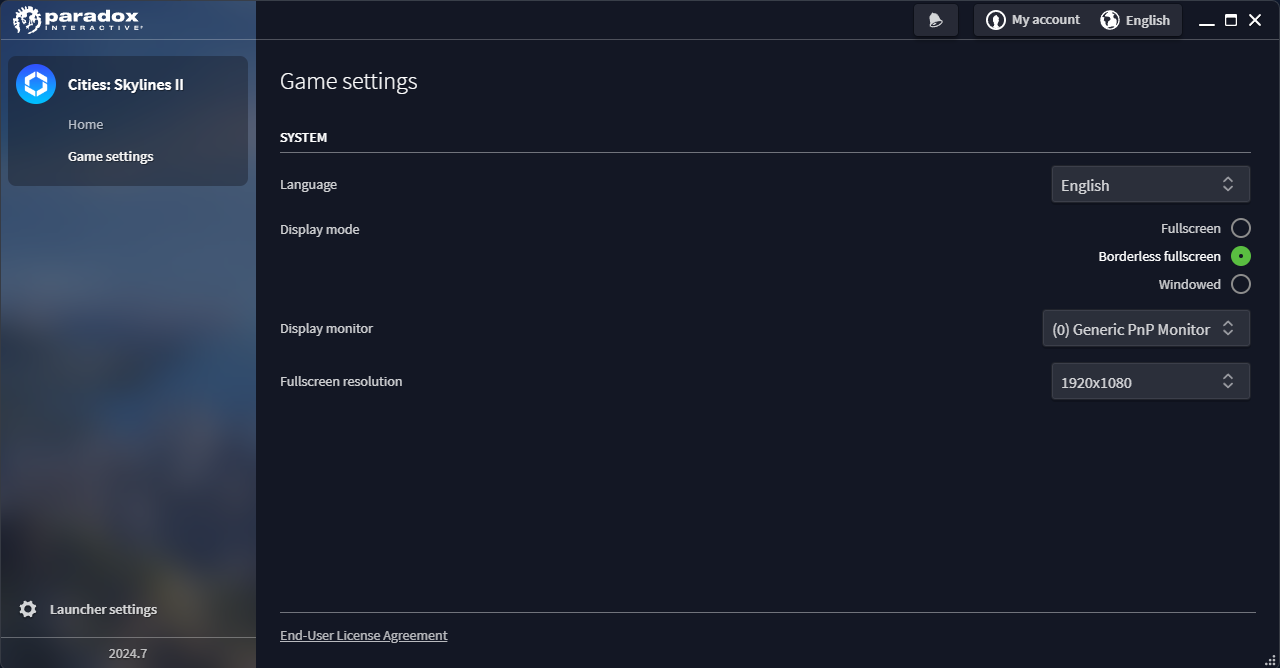 Game won't show the loading screen past launcher, then CTD. | Paradox ...
