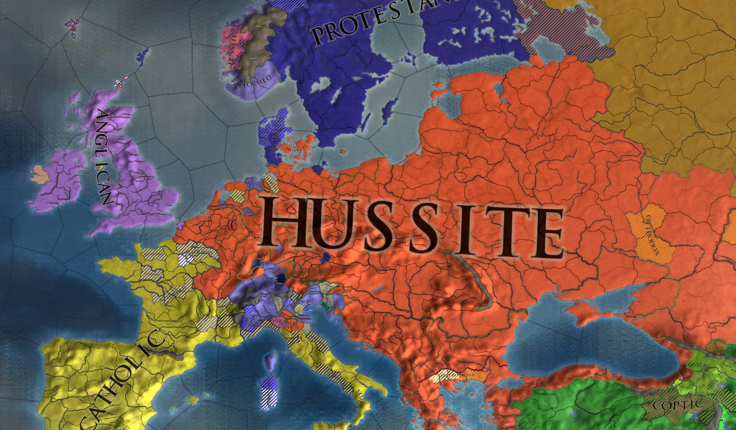 1.37 Making hussite official religion of HRE is "ehhhh" | Paradox Interactive Forums