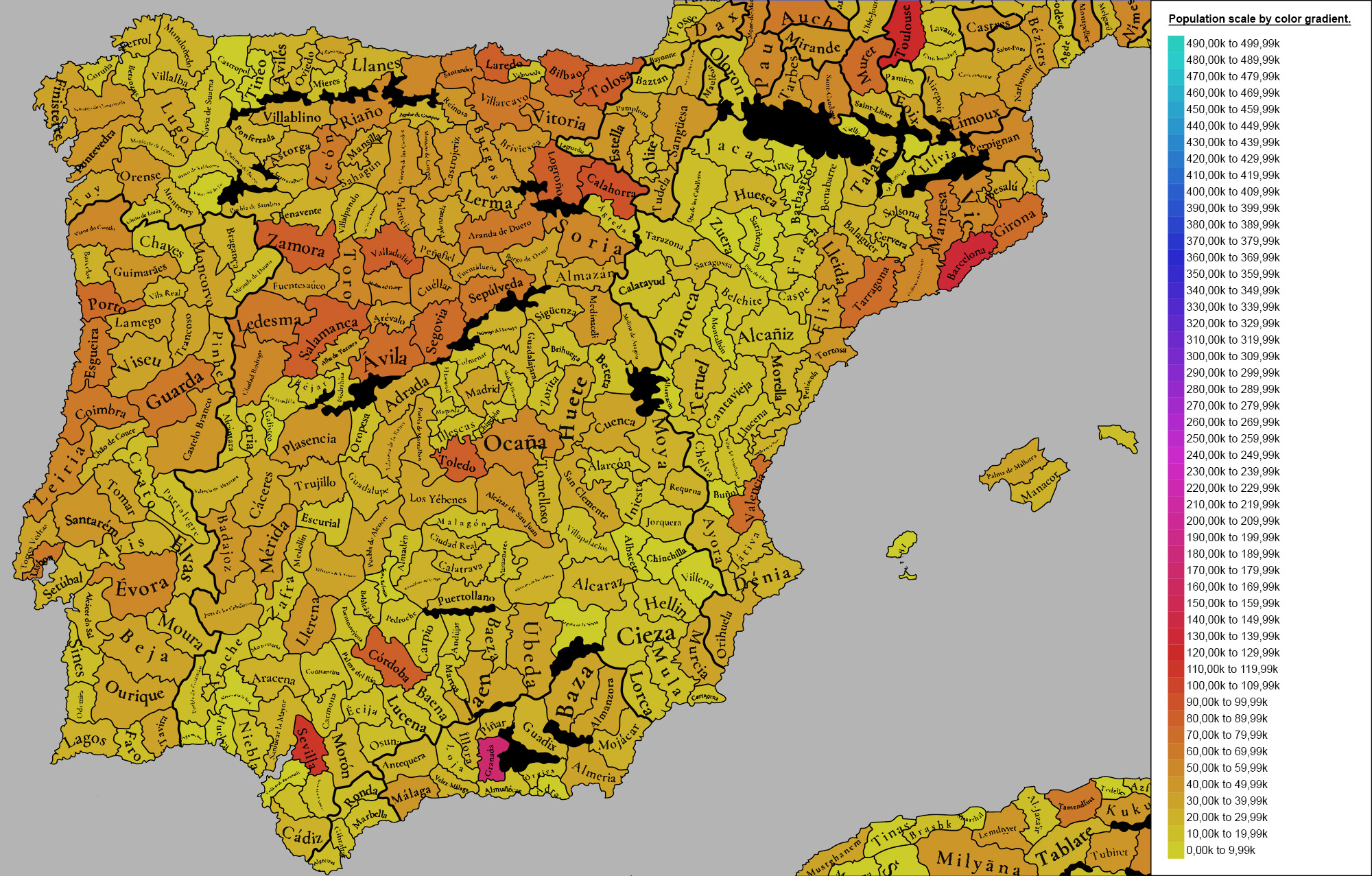 Color "gradient" pop map sketches from TM numbers | Paradox Interactive ...