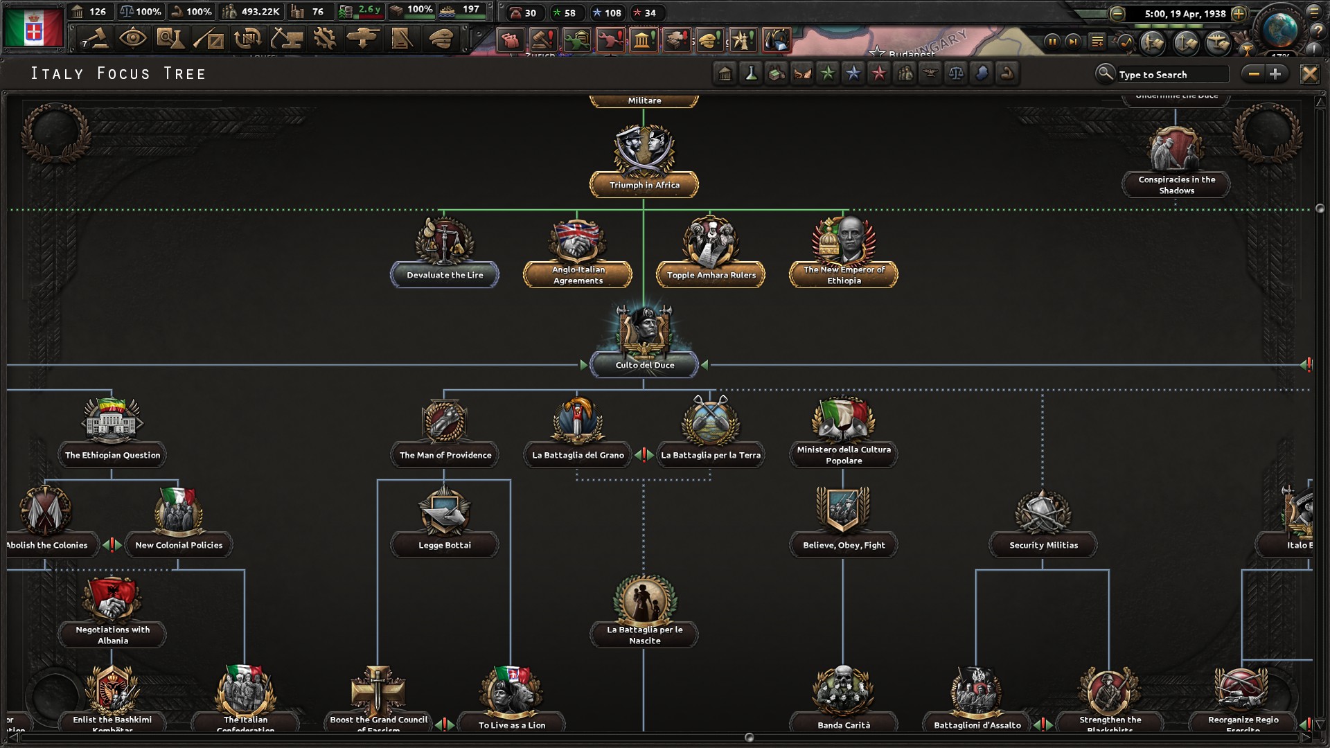 Italian focus "New Emperor of Ethiopia" doesnt work | Paradox Interactive Forums