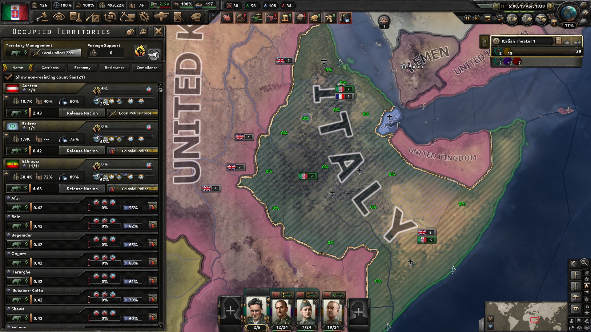 Italian focus "New Emperor of Ethiopia" doesnt work | Paradox Interactive Forums