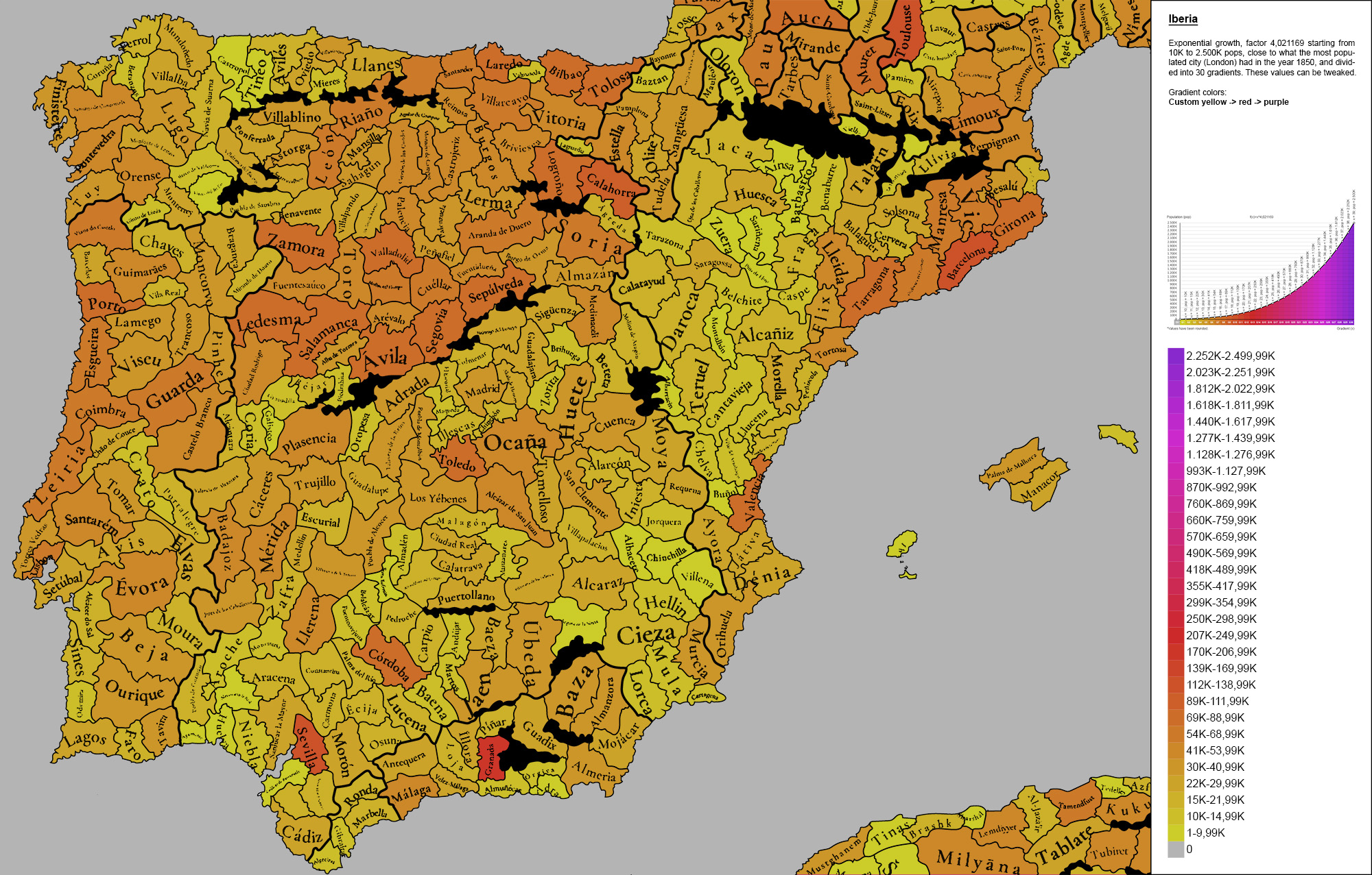 Color "gradient" pop map sketches from TM numbers | Paradox Interactive ...