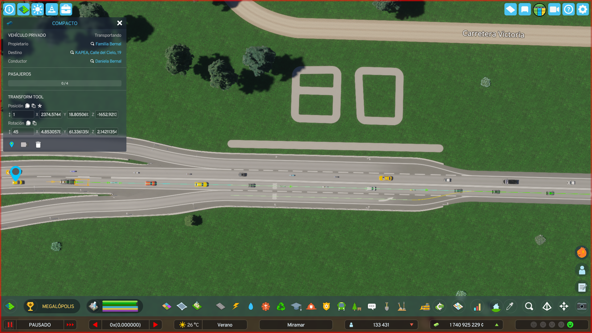 Testing exit/merging ramp length | Paradox Interactive Forums