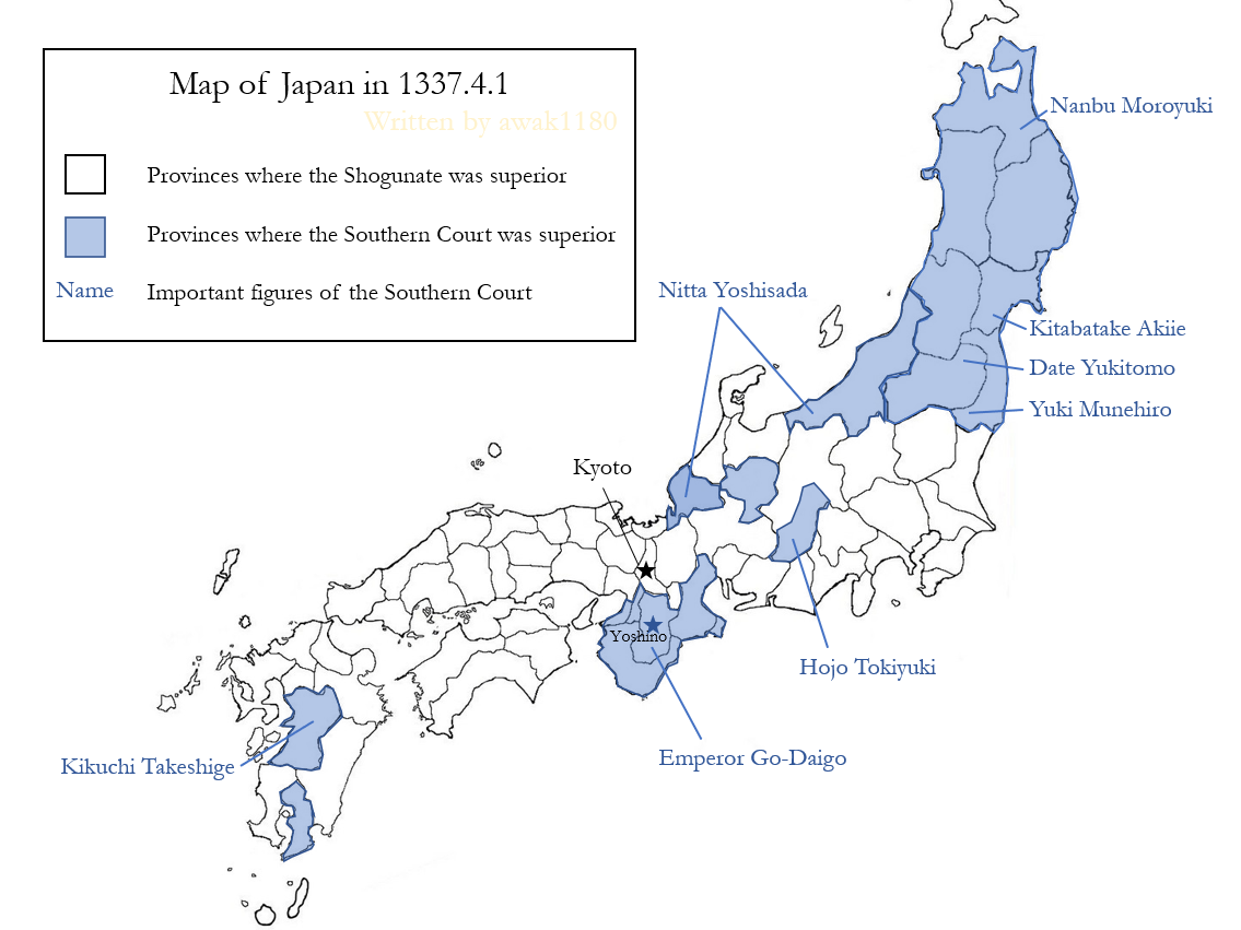 Japanese Shogunate had not yet unified Japan in 1337 | Paradox ...