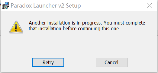 I can't installing launcher,help!!! | Paradox Interactive Forums