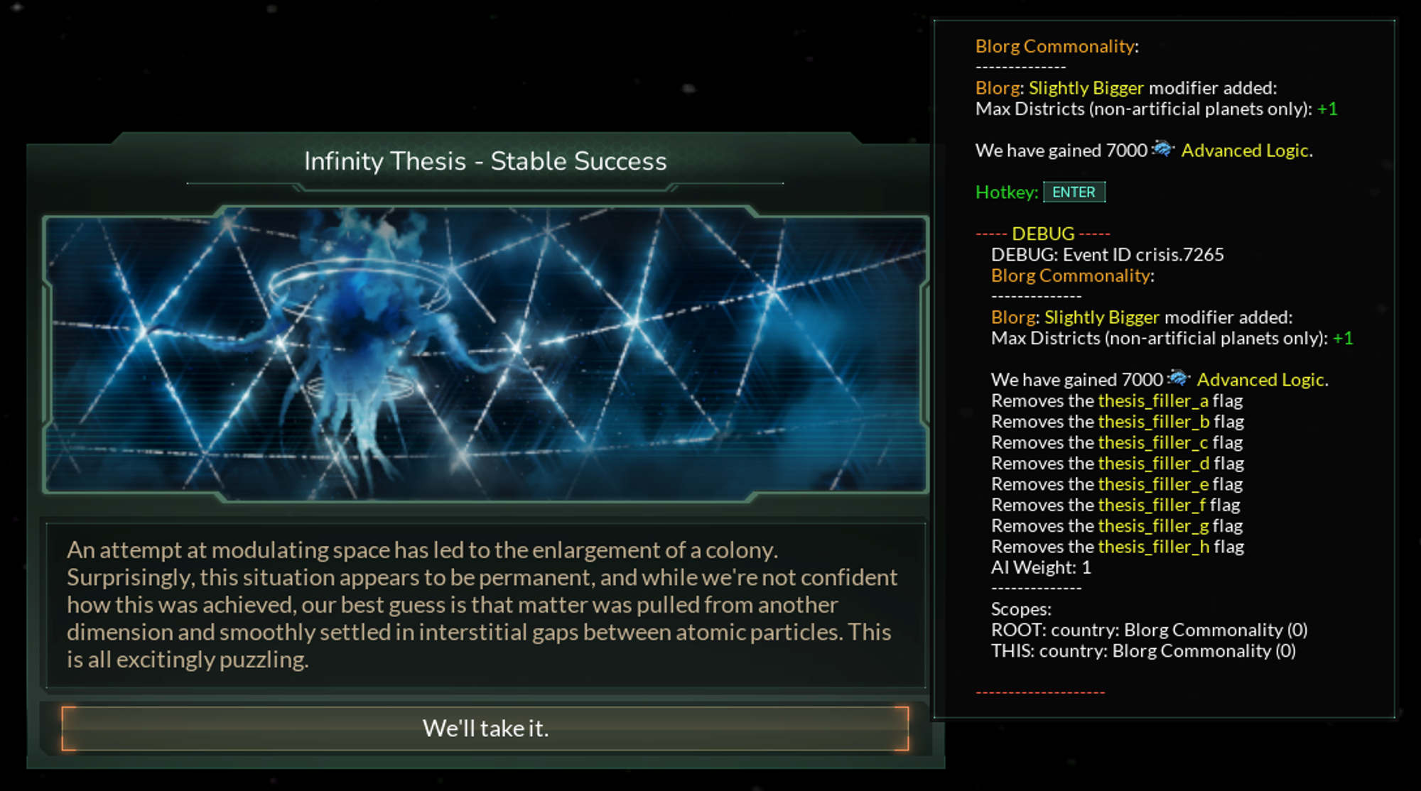 A guide to applied infinity theses | Paradox Interactive Forums