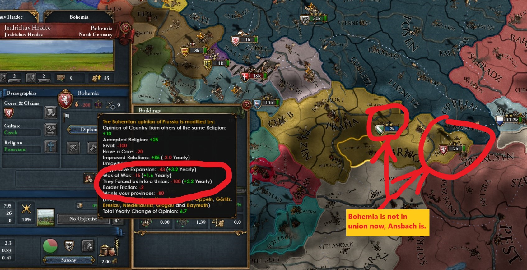 Personal union war outcome not correct | Paradox Interactive Forums