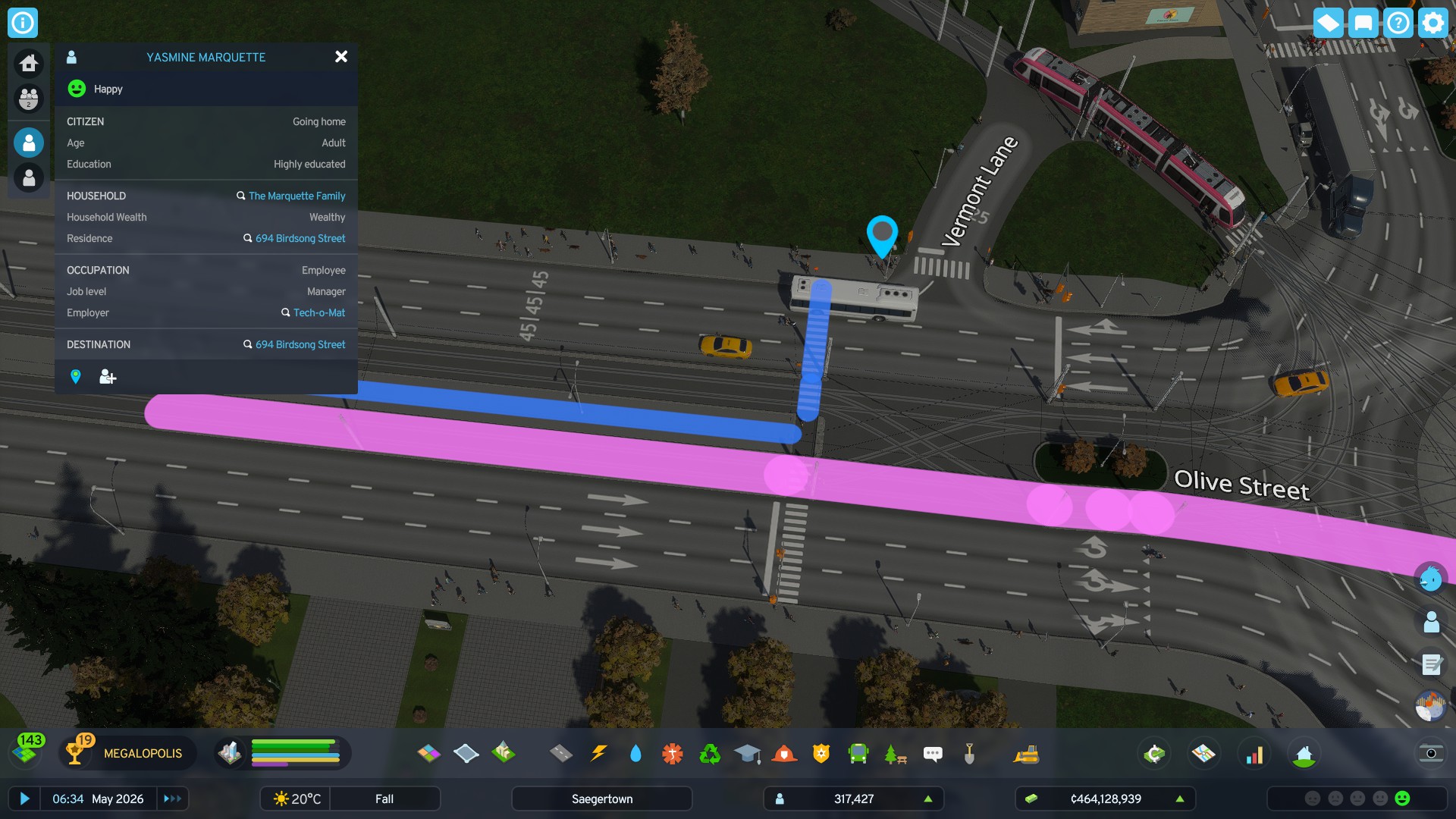 Pedestrians can only enter tram stop from one side | Paradox ...