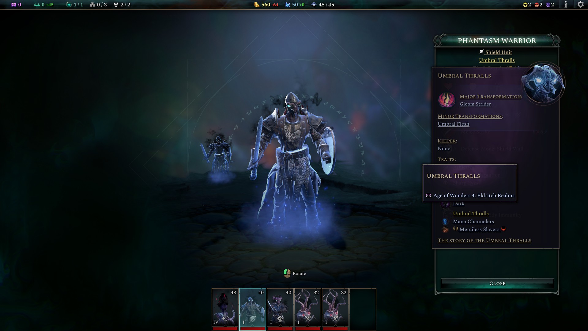 Confirmed - Umbral thralls have "Umbral Thrall" third cultural trait ...