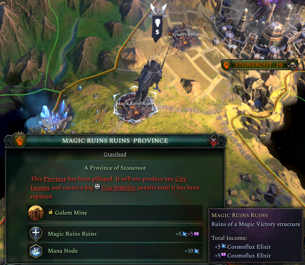 Confirmed - Beacons of Unity count down when ruined & turn into magic ...